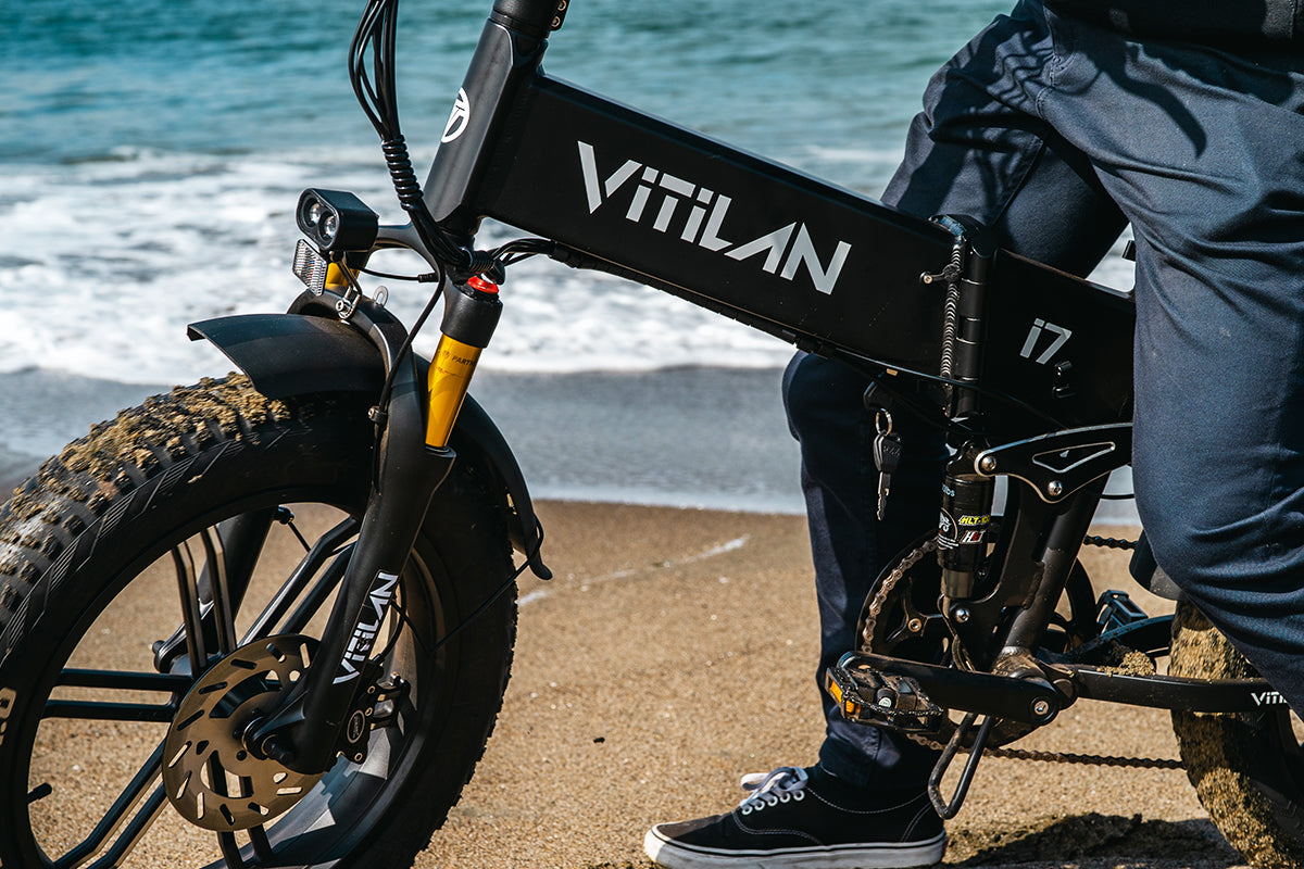 Vitilan I7 Pro Folding Full Suspension Electric Bike